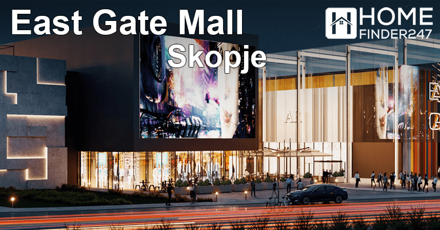 East Gate Mall in Skopje, North Macedonia